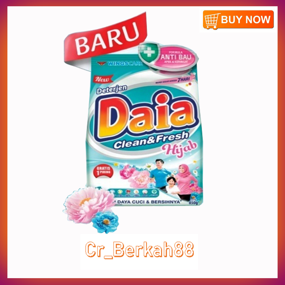 Jual Daia Hijab clean&fresh deterjen bubuk 1,7 kg / Daia deterjen bubuk hijab clean&fresh 1,7 kg ...