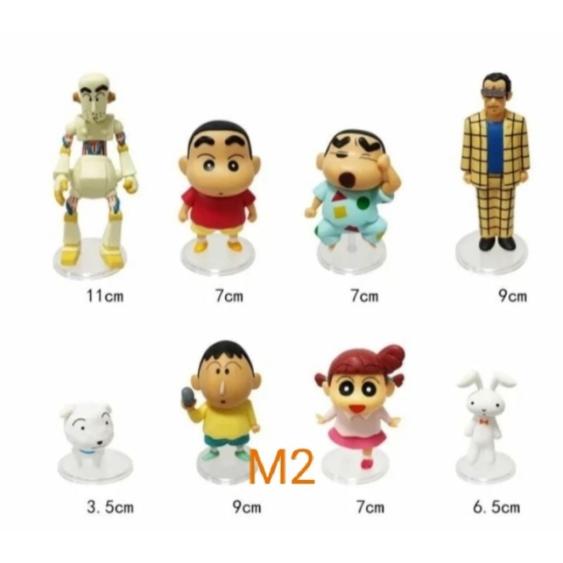 Jual Figure Sinchan Crayon Sinchan Set 8pcs/Mainan Topper | Shopee ...
