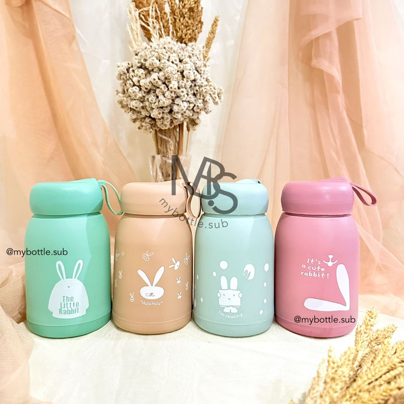 Jual Botol Kaca Kelinci Rabbit Mini NON BOX Botol Minum My Bottle ...
