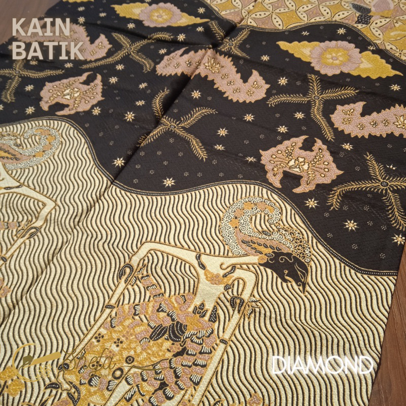 Jual Kain Batik Premium bahan Doby type Diamond, Motif Wayang, Kain ...