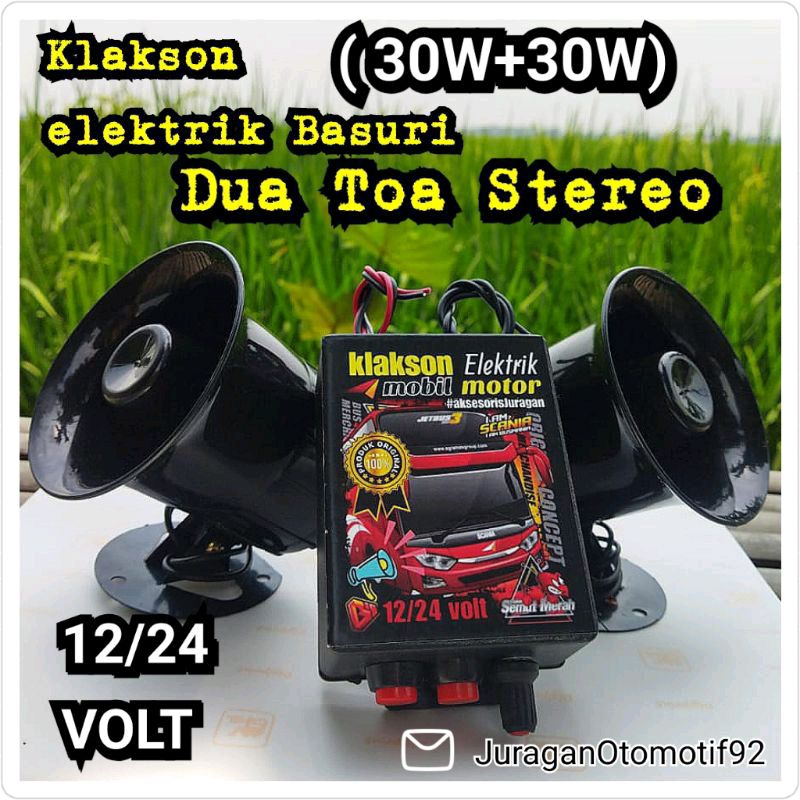 Jual KLAKSON BASURI ELEKTRIK VERSI TOA 12/24V | Shopee Indonesia