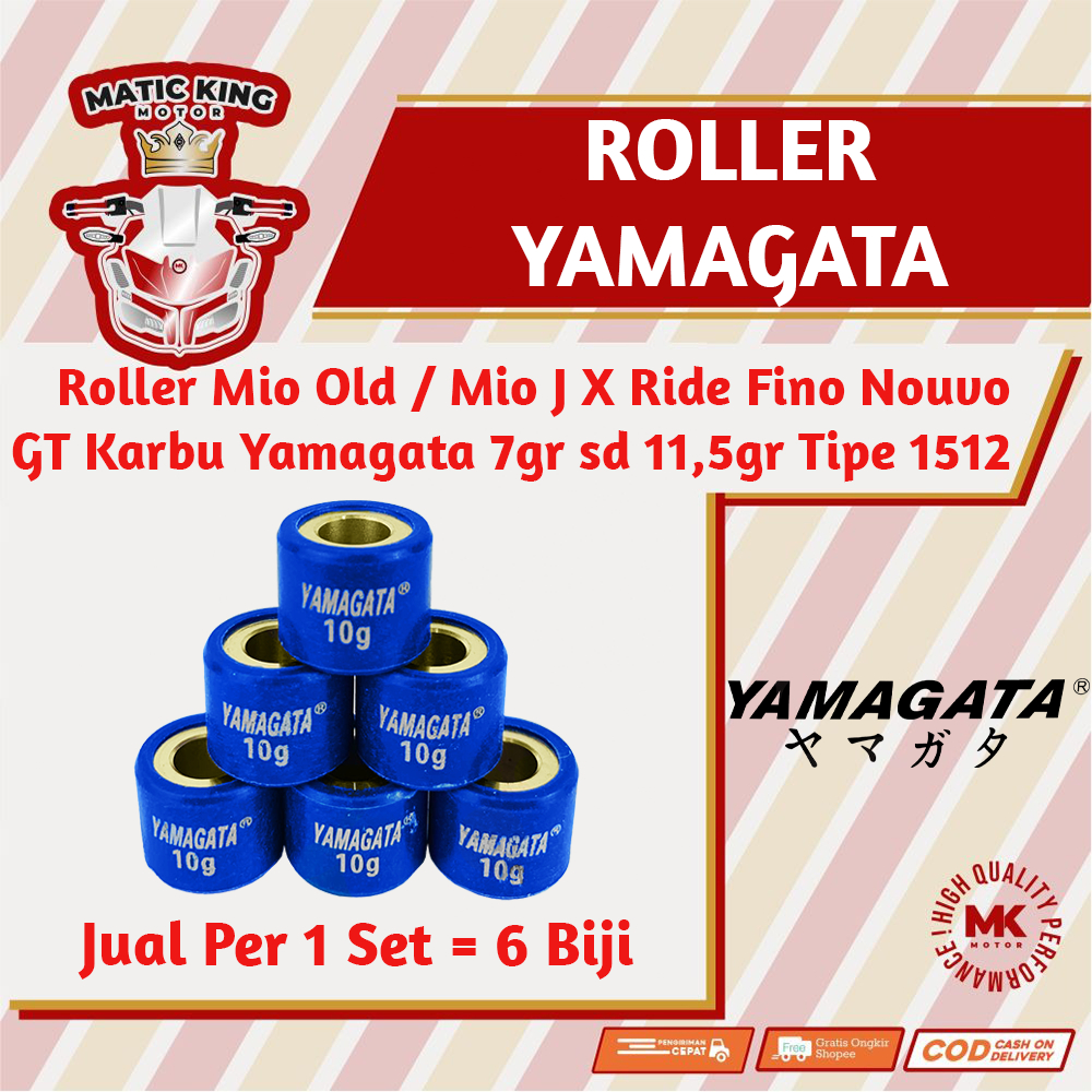 Jual Roller racing Mio sporty smile soul J GT X Ride Fino Nouvo 110 115 ...