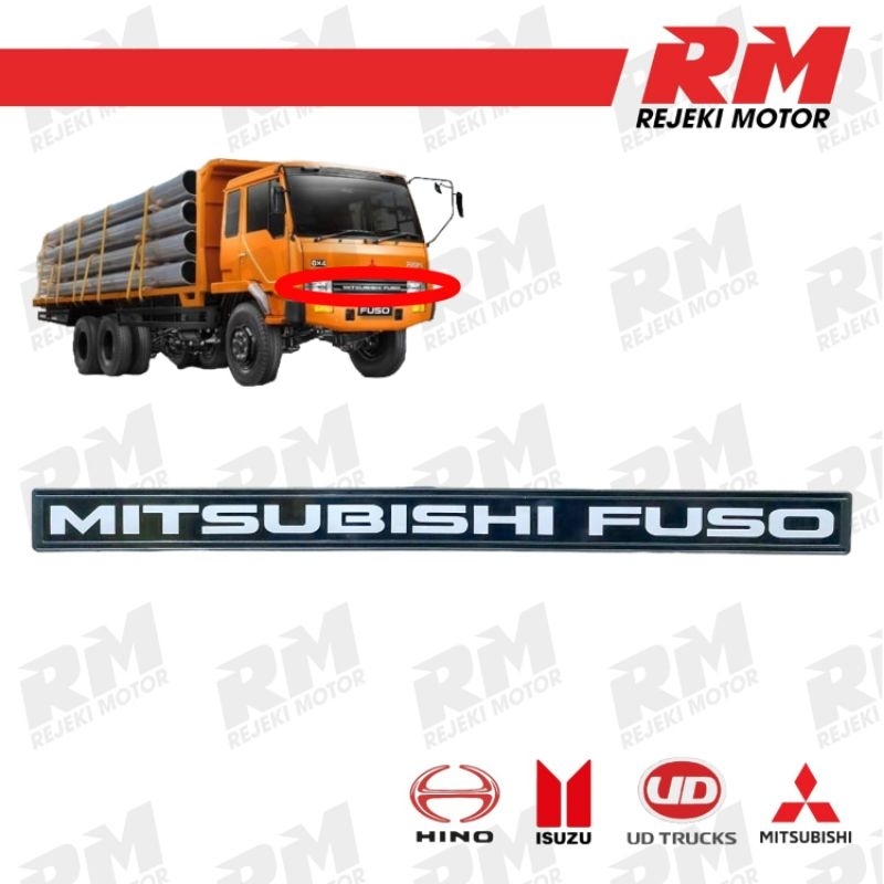 Jual EMBLEM / LOGO TULISAN MITSUBISHI FUSO DI GRILL PS190 220PS ...