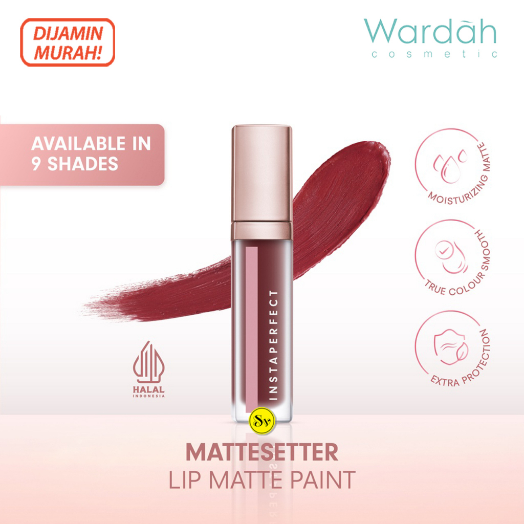 Jual Wardah Instaperfect Mattesetter Lip Matte Paint Cappadocia Lengkap ...