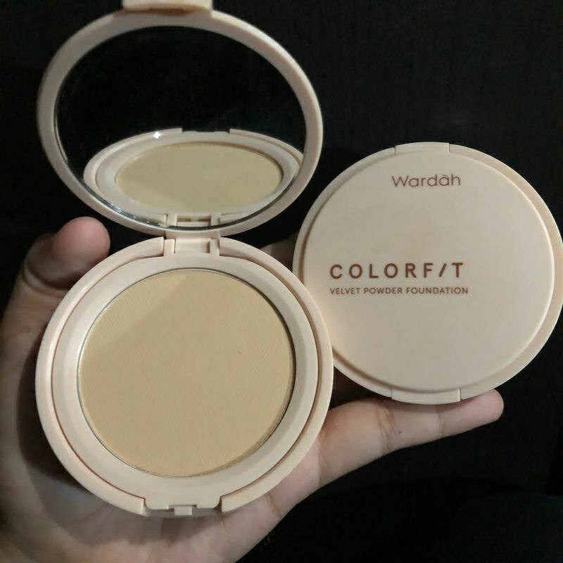 Jual Wardah Colorfit Velvet Powder Foundation | Shopee Indonesia