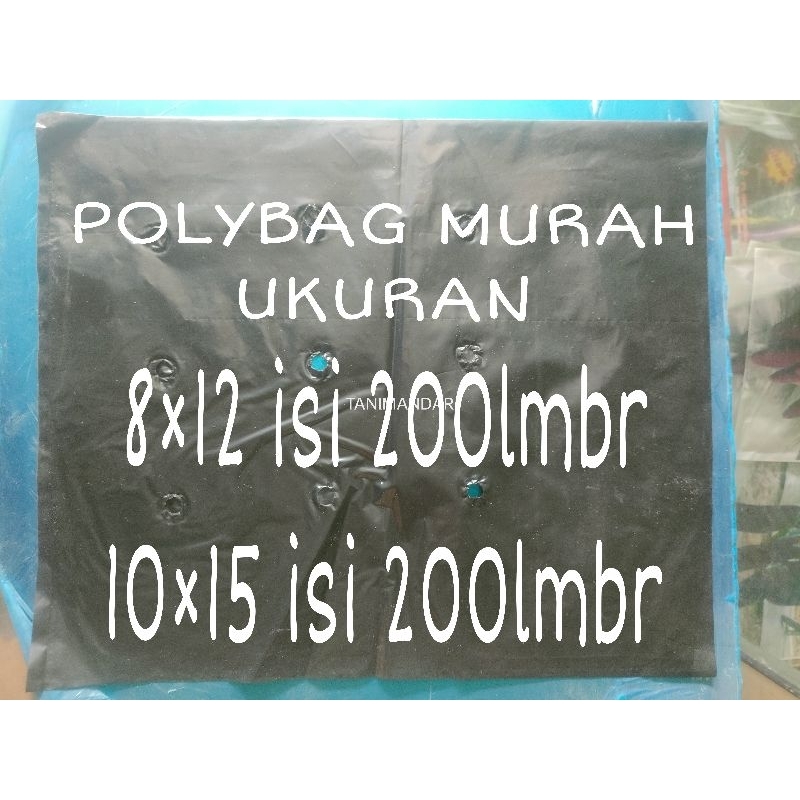 Jual POLYBAG KECIL 8×12 TERMURAH | Shopee Indonesia