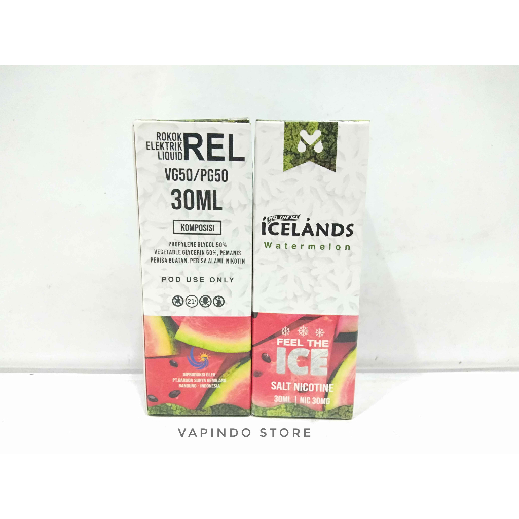 Jual SALT ICELANDS WATERMELON 30ML BY MOVE JUICE SALTNIC ICE LAND ...