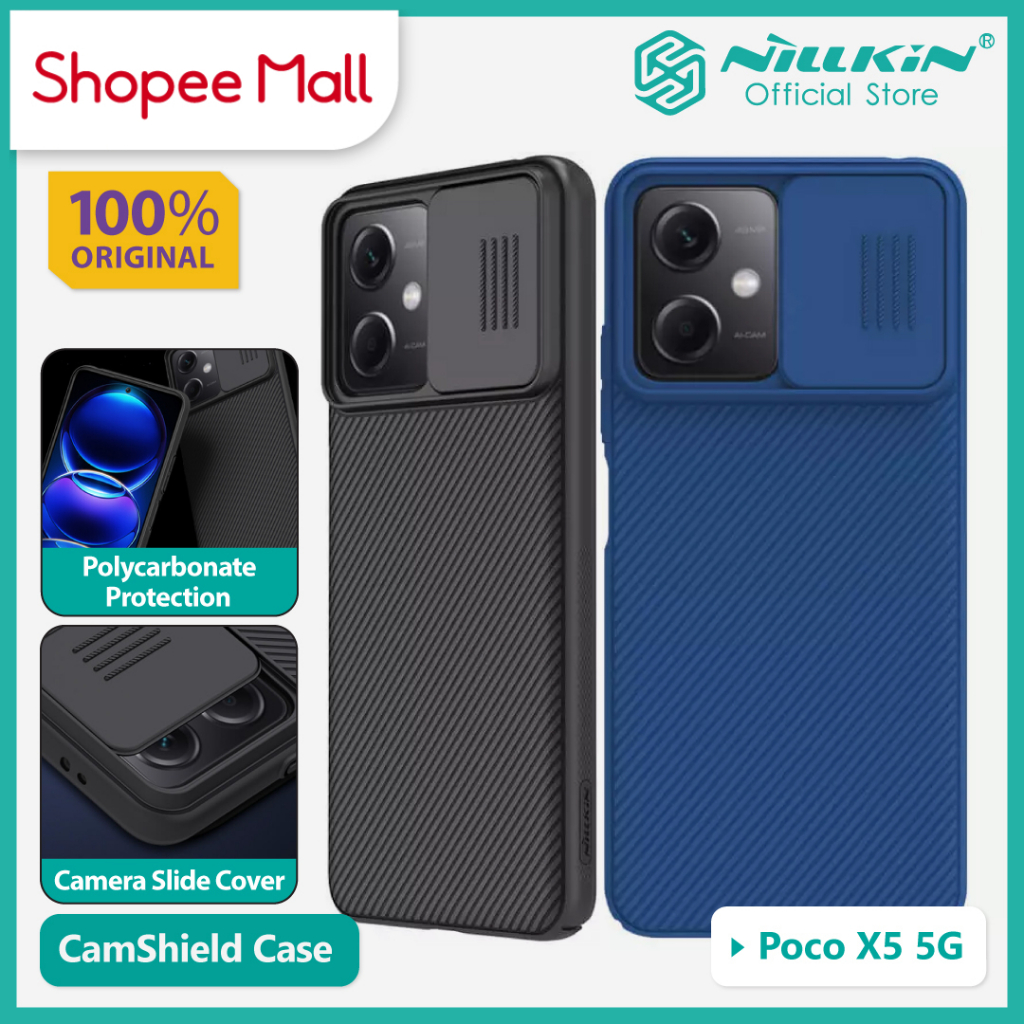 Jual Case Xiaomi Poco X5 5G Nillkin CamShield Camera Cover Slide Casing ...