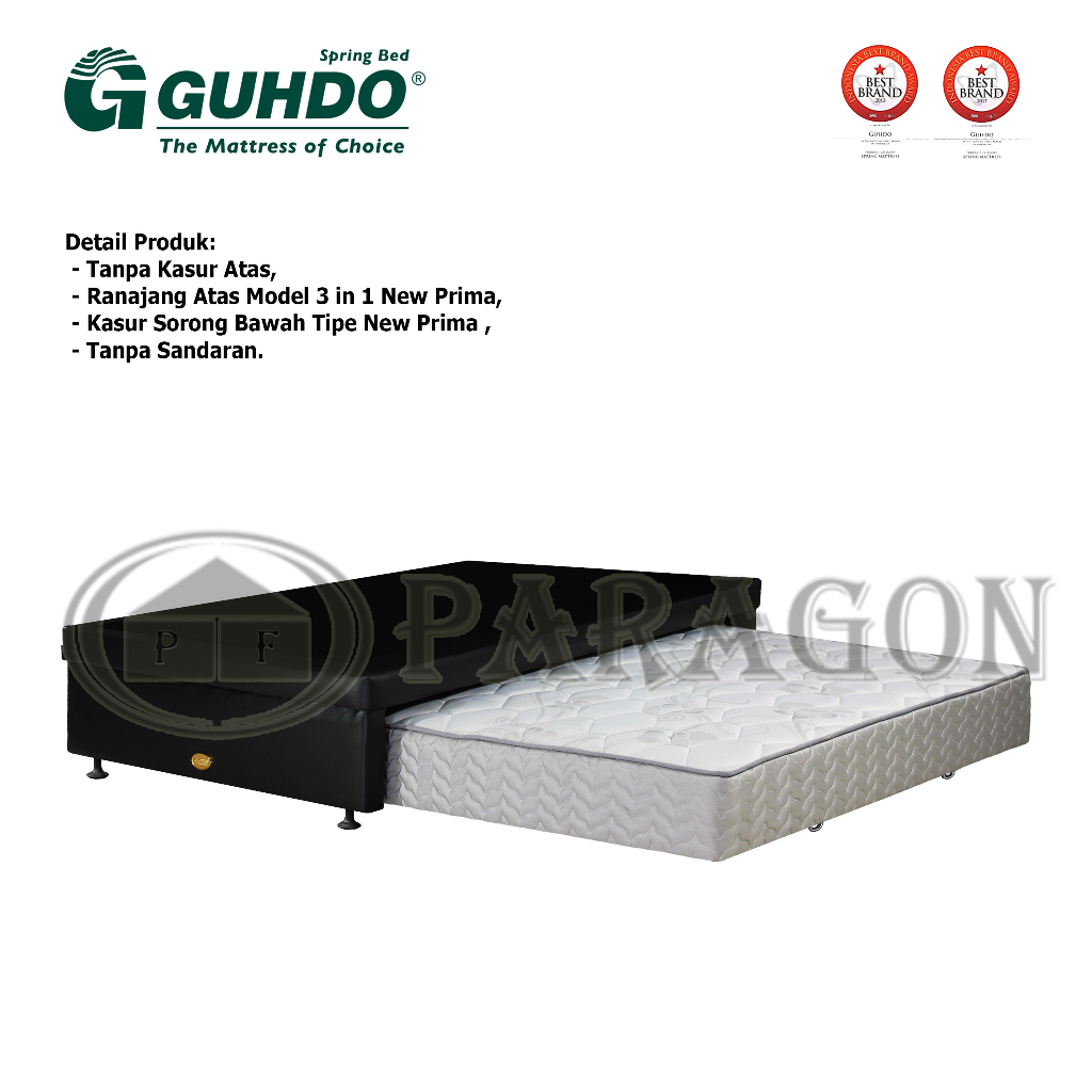 Jual 3in1 New Prima 120x200 - TANPA KASUR ATAS & TANPA SANDARAN ...