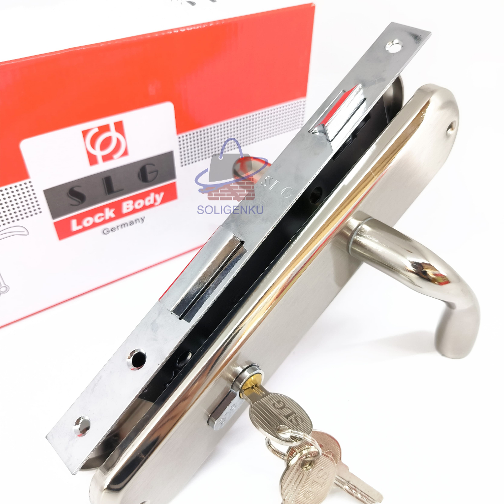 Jual Kunci Pintu Rumah Gagang Pintu Set Soligen L9013 Handel Handle Pintu | Shopee Indonesia
