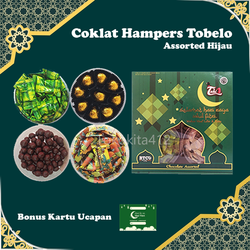 Jual Hampers Coklat Lebaran Tobelo Chocolate Assorted | Shopee Indonesia