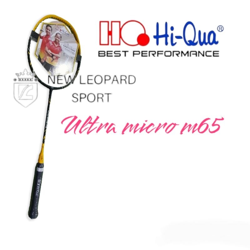 Jual Raket Badminton Hi-Qua Ultra Micro m65 / Raket Badminton Hi-Qua ...
