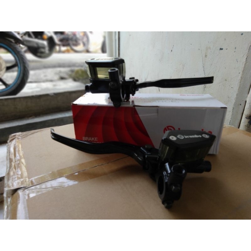 Jual new handle master rem brm rcb 2 tabung oval racing kiri kanan set ...