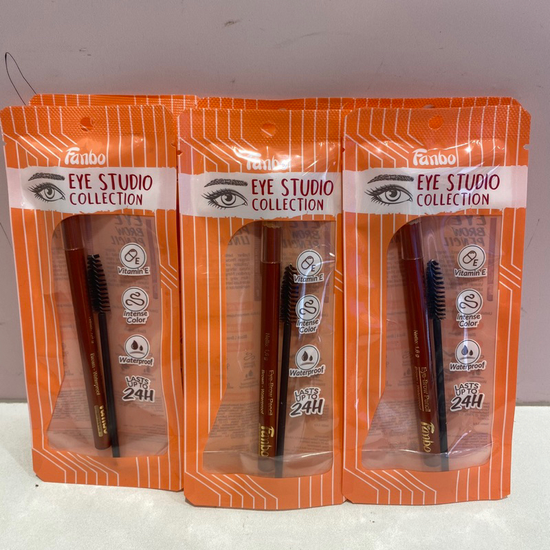 Jual Fanbo Eye Brow Pencil (Brown) free rautan | Shopee Indonesia