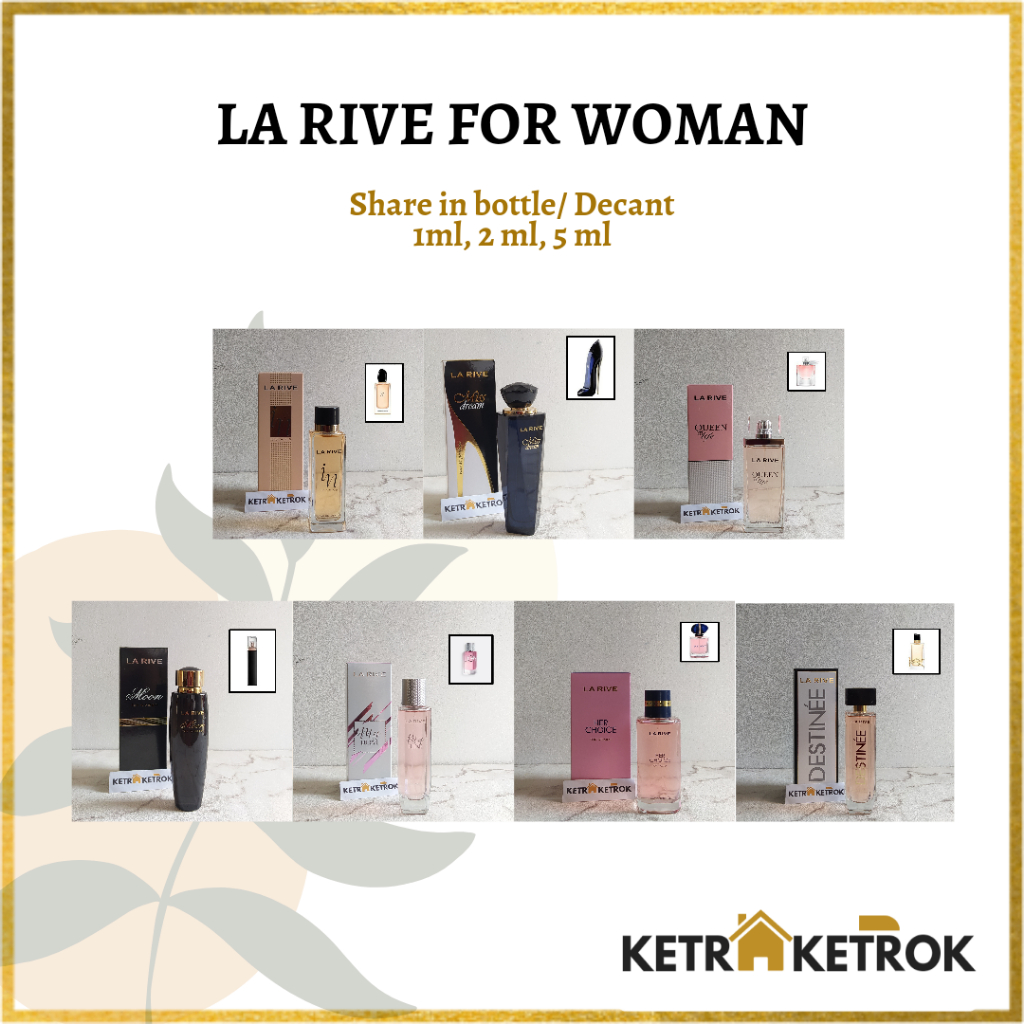 Jual Decant Share Perfume La Rive for Woman in / Miss Dream / Queen of ...
