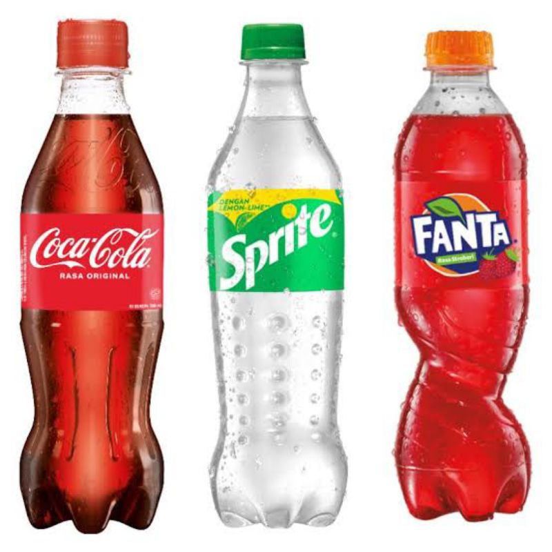 Jual (GOSEND ONLY) 1 KRAT COCA-COLA / FANTA / SPRITE 390ml ISI 12 BOTOL ...