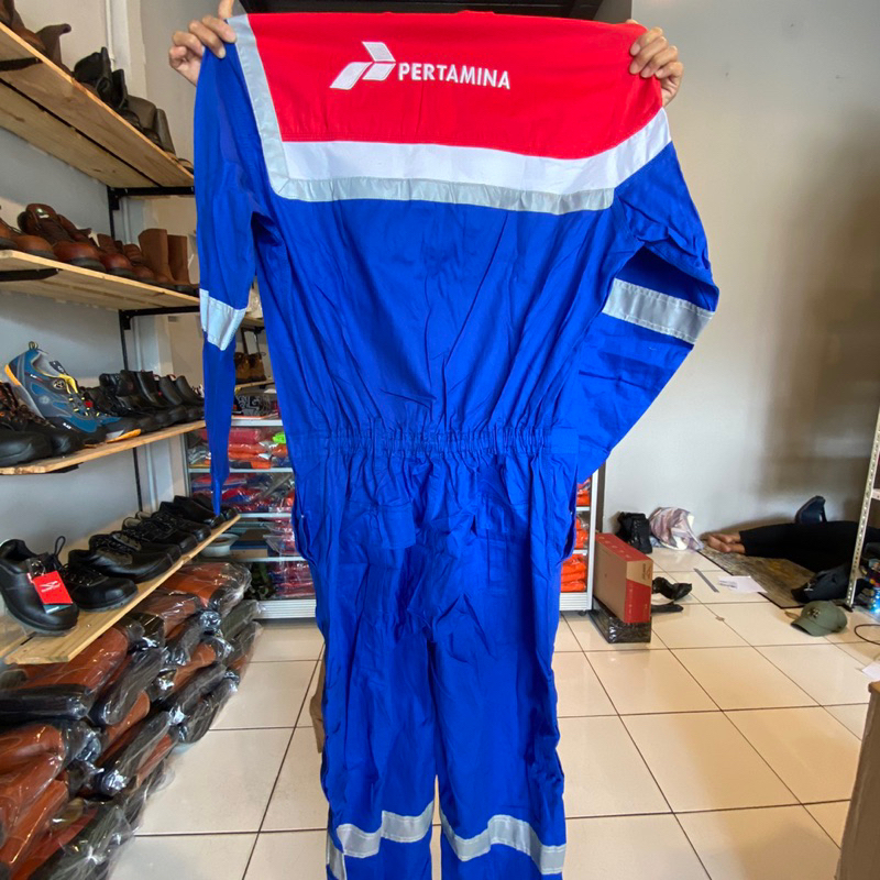 Jual Wearpack Pertamina Defender Ultra Coverall Pertamina Original ...