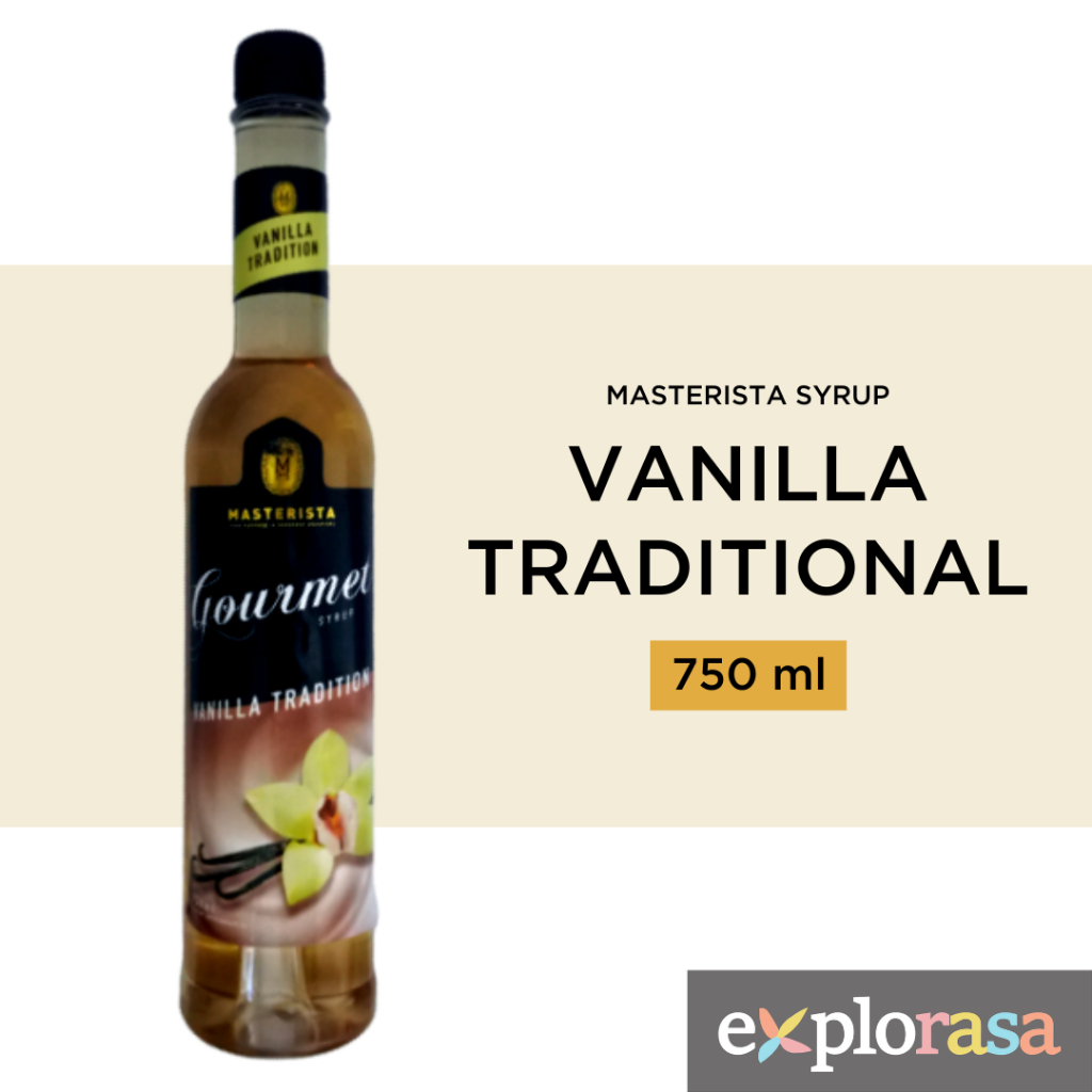 Jual Sirup/Syrup/Sirop Minuman Masterista -Vanilla Traditional Syrup ...