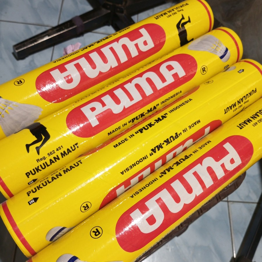 Jual Shuttlecock / kok puma kuning ORIGINAL | Shopee Indonesia