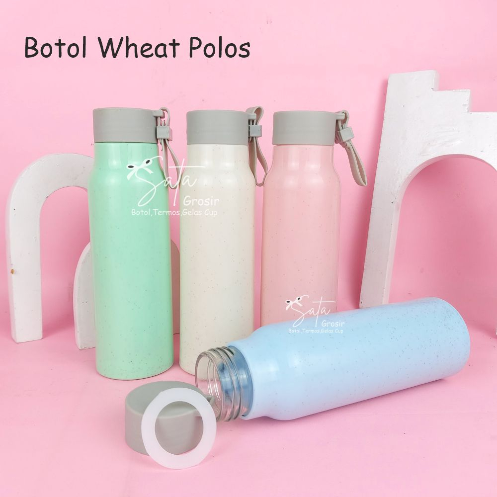 Jual (Minim 100pcs) Botol Wheat Polos Kaca / Botol Warna / Botol Gerami ...