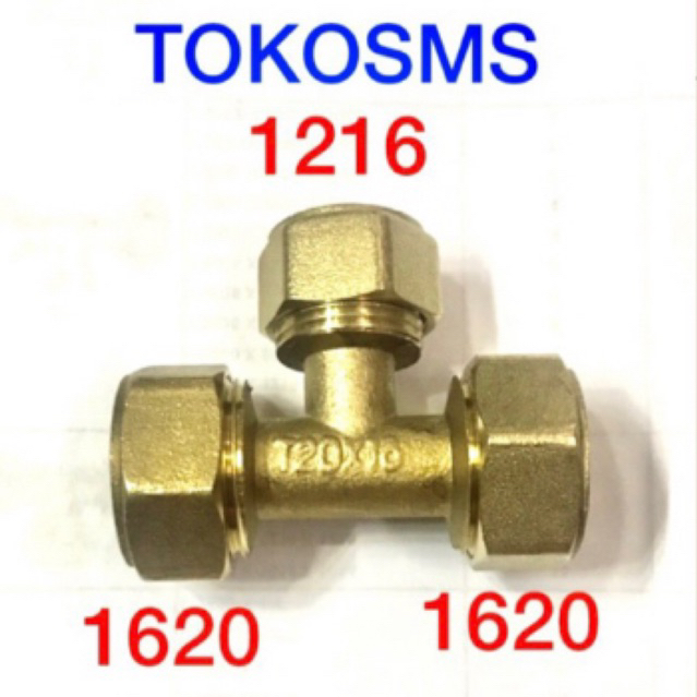 Jual T sambung air panas 20 mm x 16 mm tee air panas model rifeng dan ...