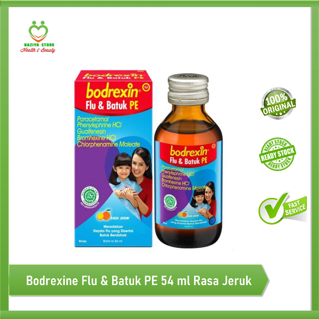 Jual BODREXIN FLU DAN BATUK SIRUP 56 ML Obat Flu Anak/Batuk/Demam/Bersi ...