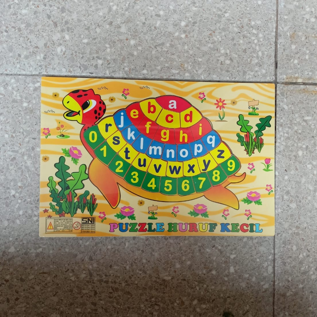 Jual Mainan Edukasi Anak Puzzle Kayu SNI Gambar Hewan Laut Binatang ...
