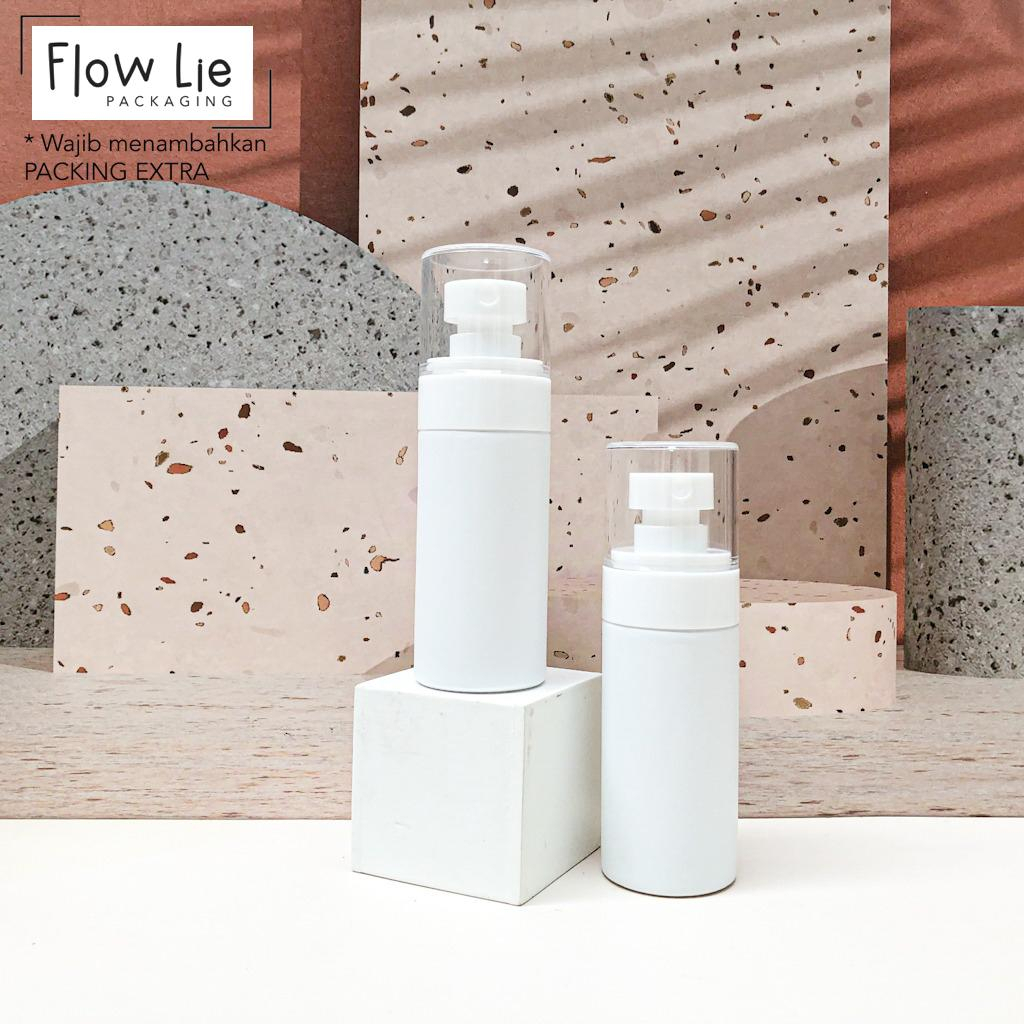 Jual 40ml Botol Spray Clear Kaca Putih Doff 7PS Face Mist Hair Spray ...