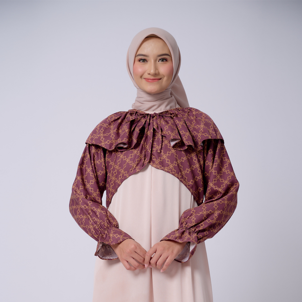 Jual ZM Zaskia Mecca - Lara Maroon Outer - Teman Serumpun - Malaysia ...