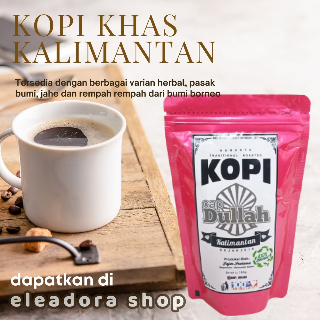 Jual Kopi Robusta Cap Dullah - Kemasan Besar - Khas Martapura ...