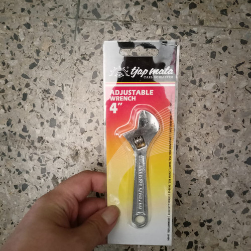 Jual Kunci Inggris Mini 4" CAP TJap Mata 4 INCH KECIL GERMANY | Shopee ...