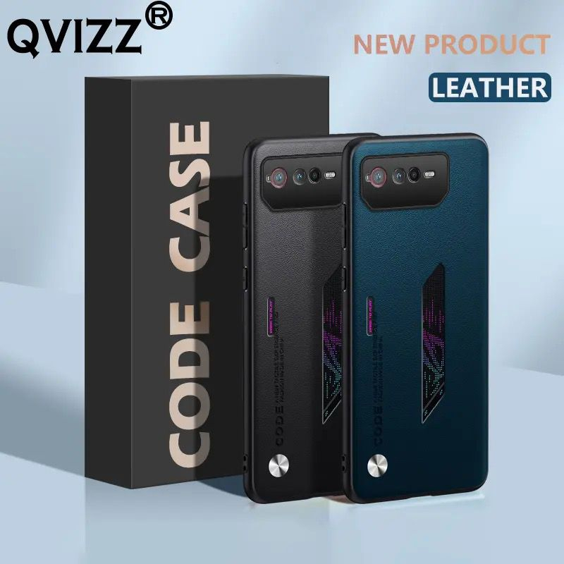 Jual ASUS ROG PHONE 5 / 5S / 6 CASE VEGAN PLAIN LEATHER CODE HARDCASE ...