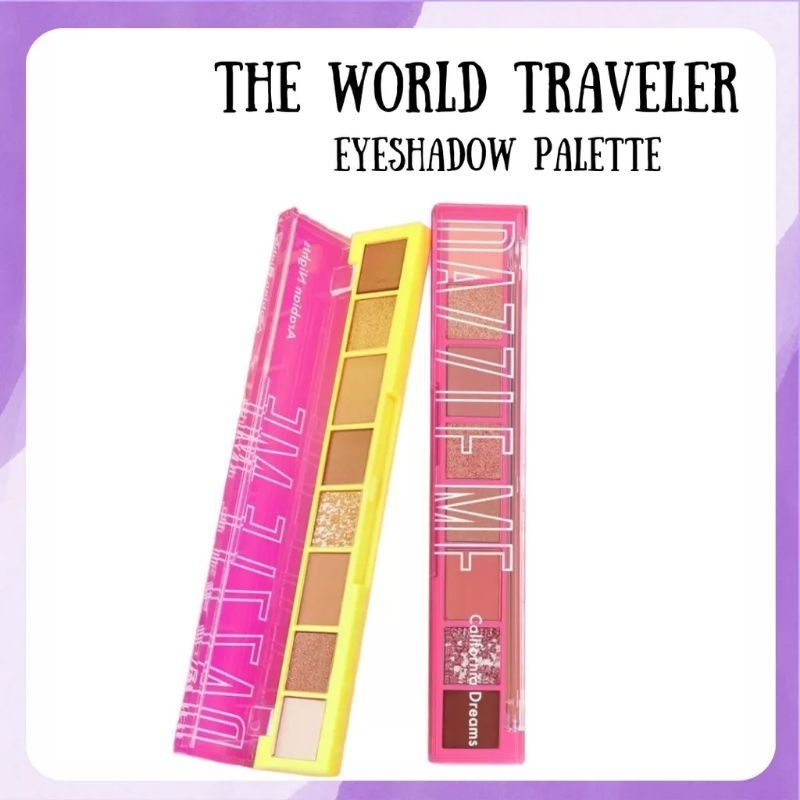 Jual DAZZLE ME Word Traveller Eyeshadow Palette | Shopee Indonesia