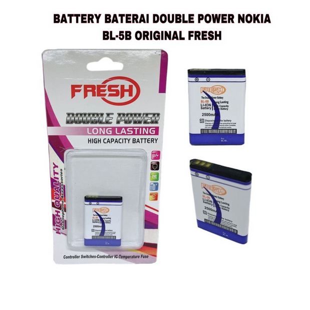 Jual BATERAI DOUBLE POWER NOKIA BL-5B 5C BATTERY | Shopee Indonesia