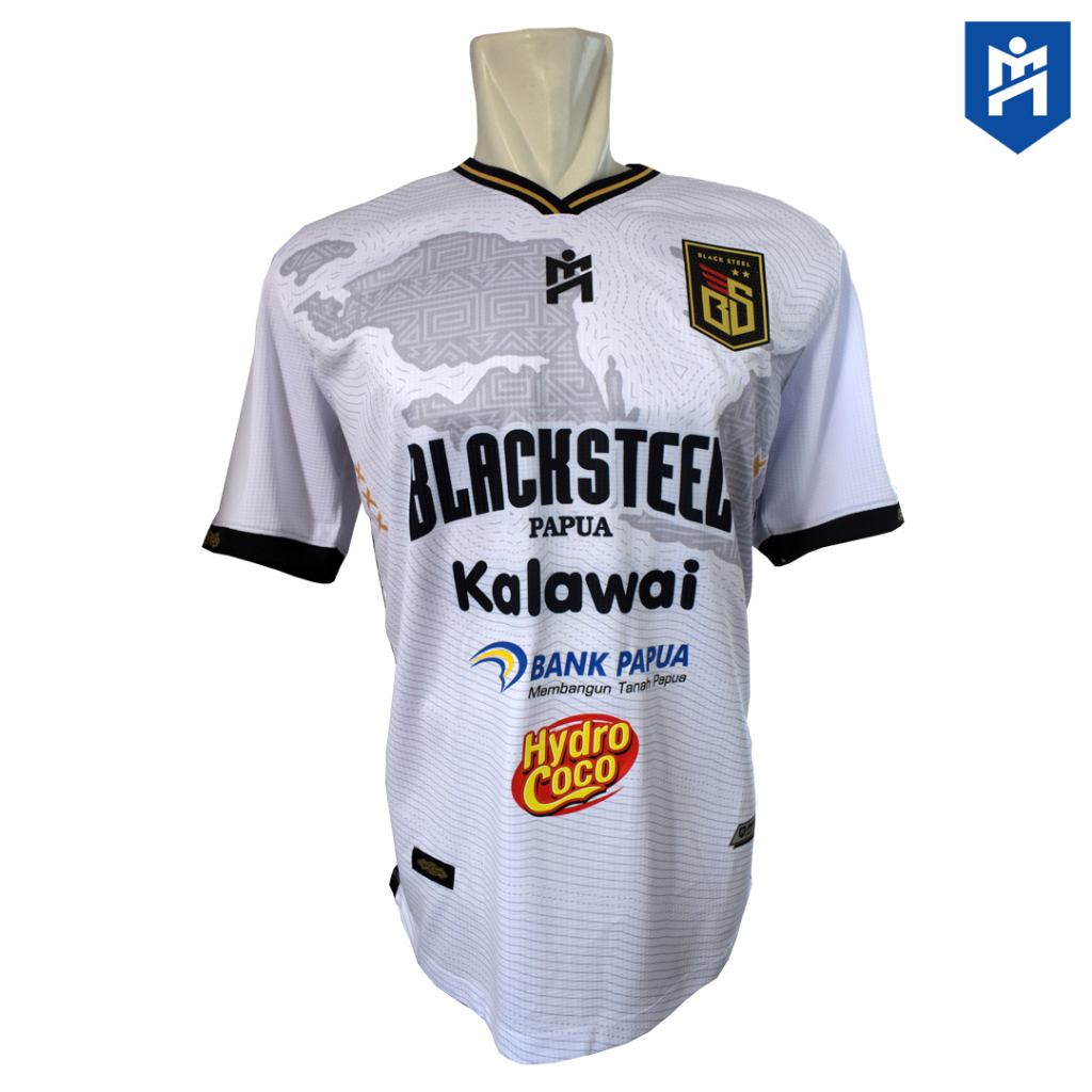 Jual Jersey Player Issue Away Black Steel FC Papua 2023 | Shopee Indonesia