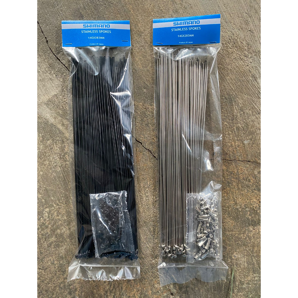 Jual 72pcs Shimano 2023 283 mm Spoke Stainless Steel Federal Original ...