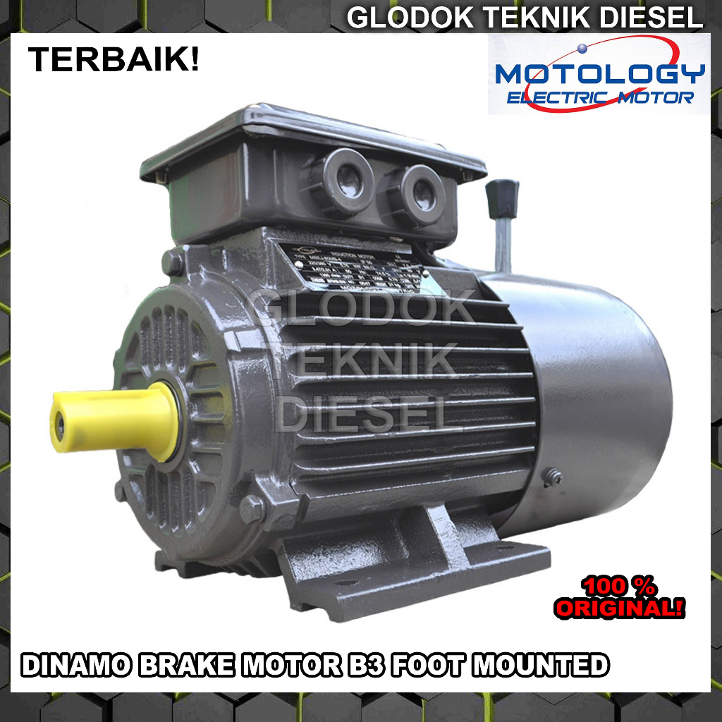 Jual Dinamo Brake Motor B3 20 HP 15 KW 4 POLE 3 PHASE Full Tembaga ...