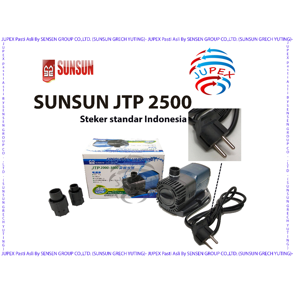 Jual WATER PUMP ORIGINAL SUNSUN JTP 2500 POMPA IKAN AIR AQUARIUM ...