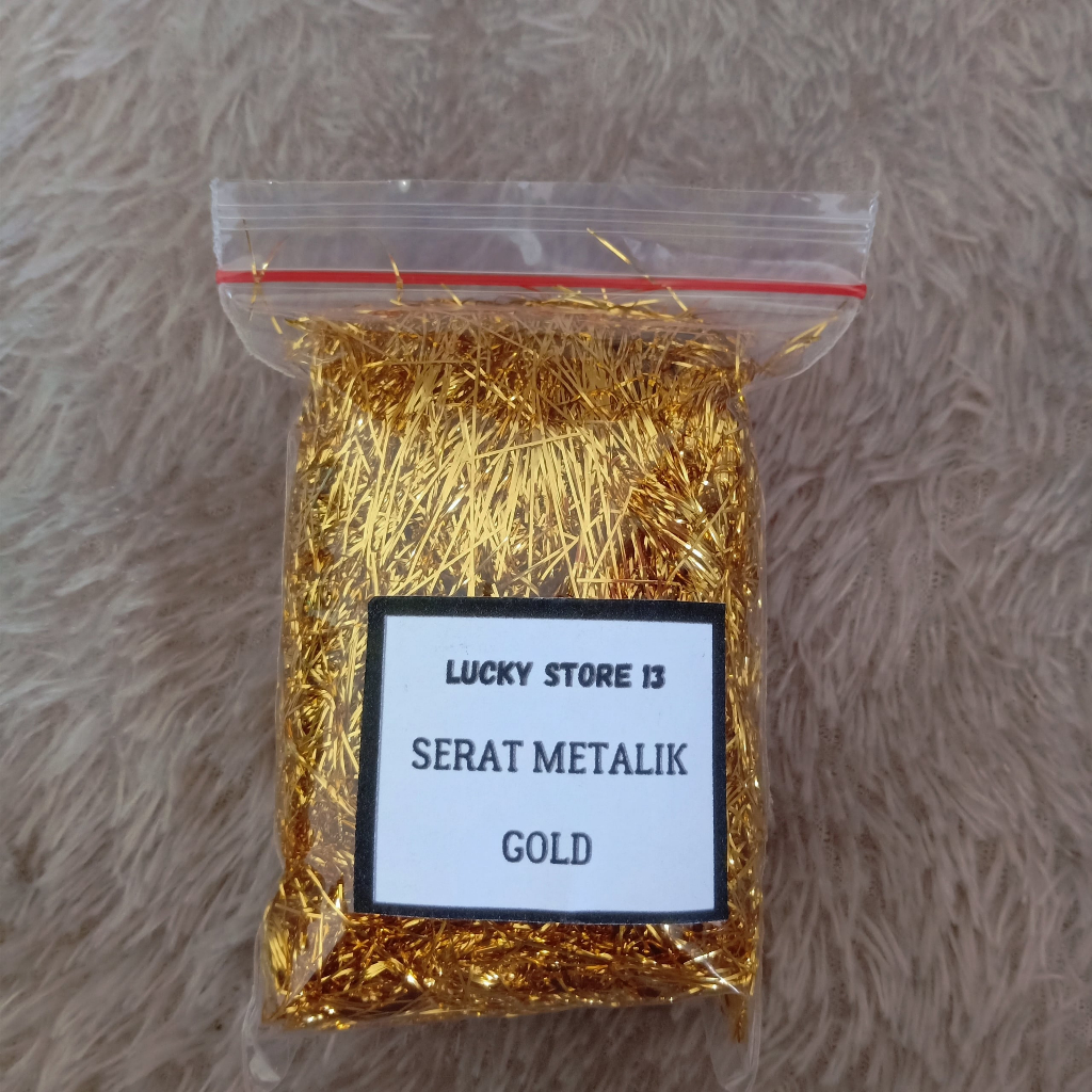 Jual Serat Carbon Forged Metalik Gold 10gr Premium Campuran Warna Warni ...