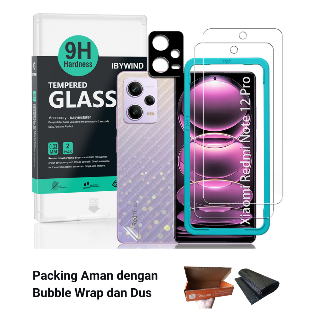 Jual Tempered Glass Ibywind Xiaomi Redmi Note 12 Pro 5G | Shopee Indonesia