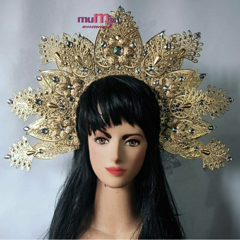 Jual sunting melayu modern suntiang headpiece aksesoris mahkota ...