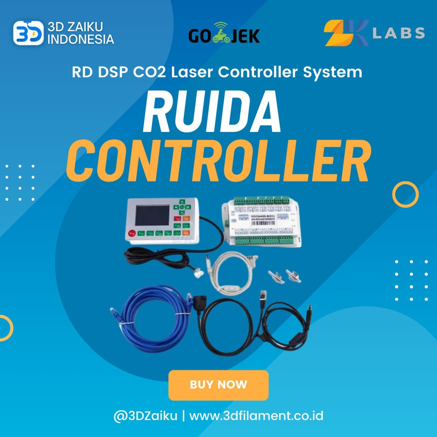 Jual Original Complete Set Ruida RD DSP CO2 Laser Controller System ...