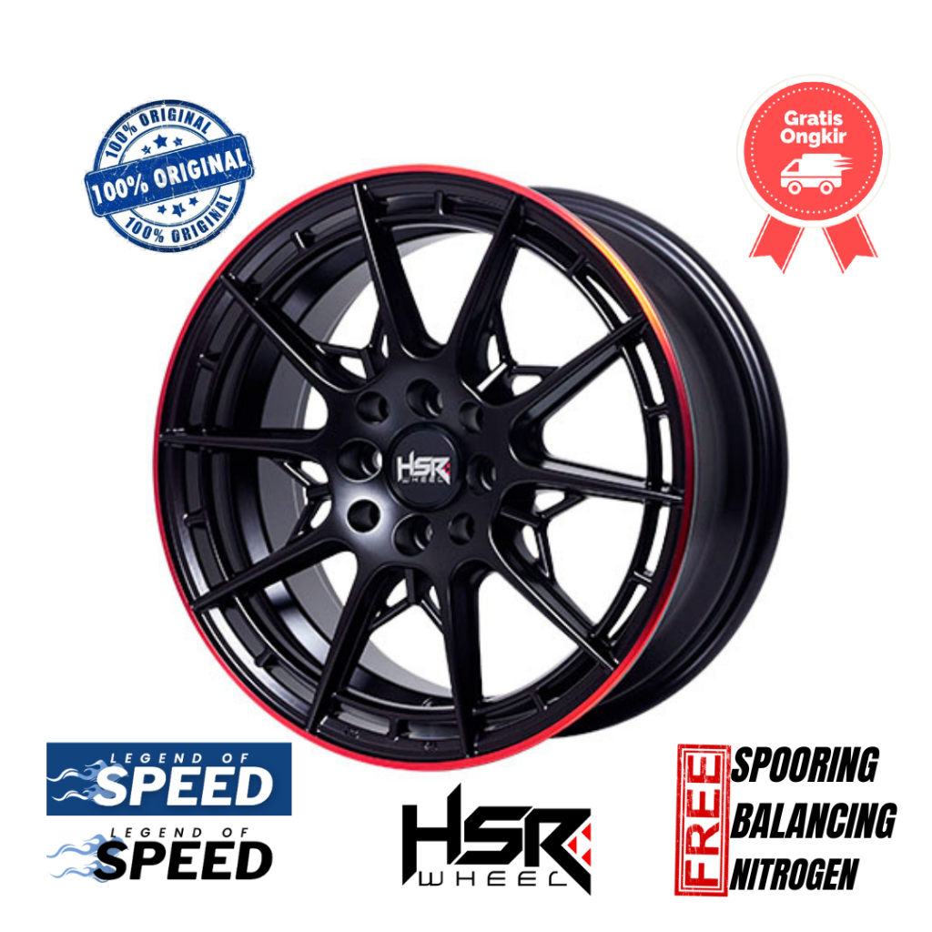 Jual Velg HSR Ring 15 CK05 (Brio, Jazz, Mobilio, Ayla, Agya, Avanza Dll ...