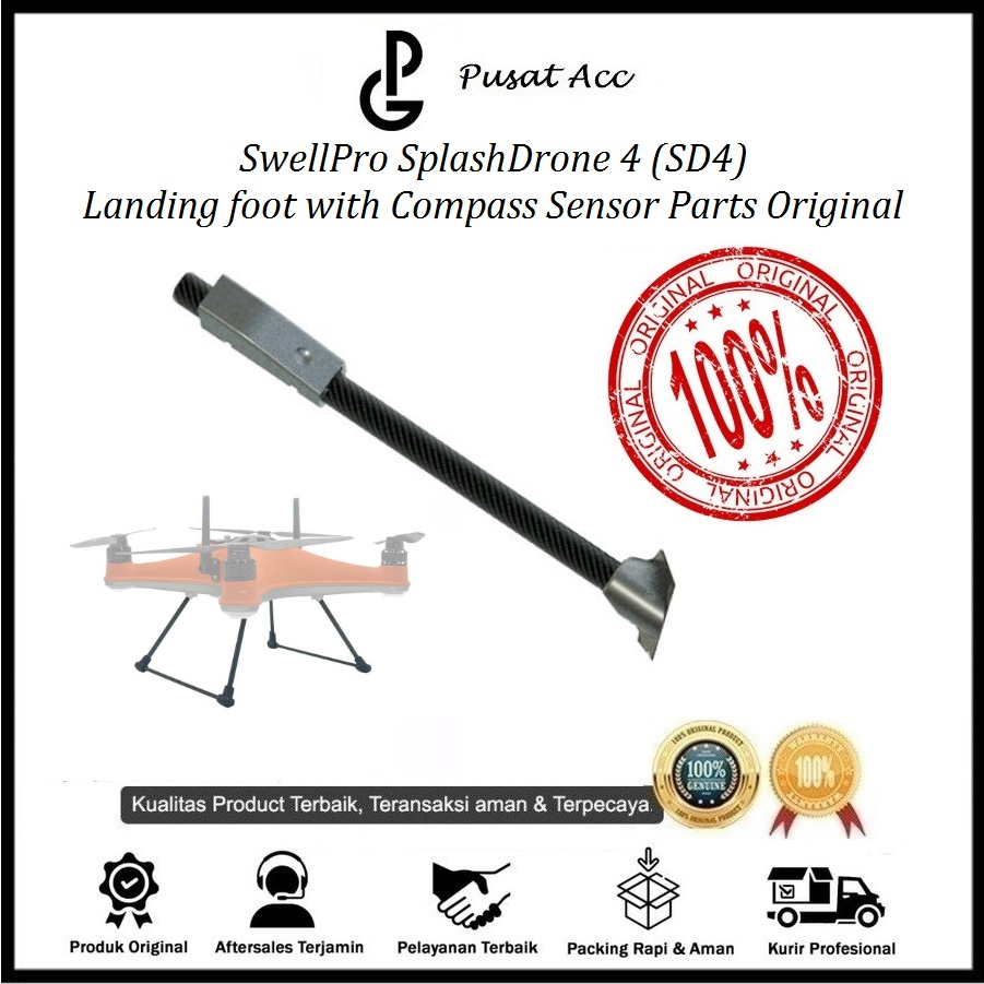 Jual SwellPro SplashDrone 4 (SD4) Landing Gear foot with Compass Sensor Original | Shopee Indonesia
