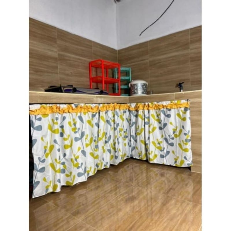 Jual Hordeng Gorden Kolong Dapur + Bonus Tali Hordeng Minimalis ...