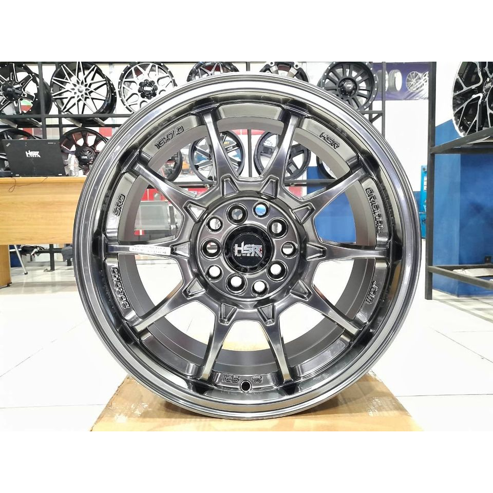 Jual velg mobil hsr ring 16 pcd 5x100 / 5x114,3 untuk ertiga sienta innova | Shopee Indonesia