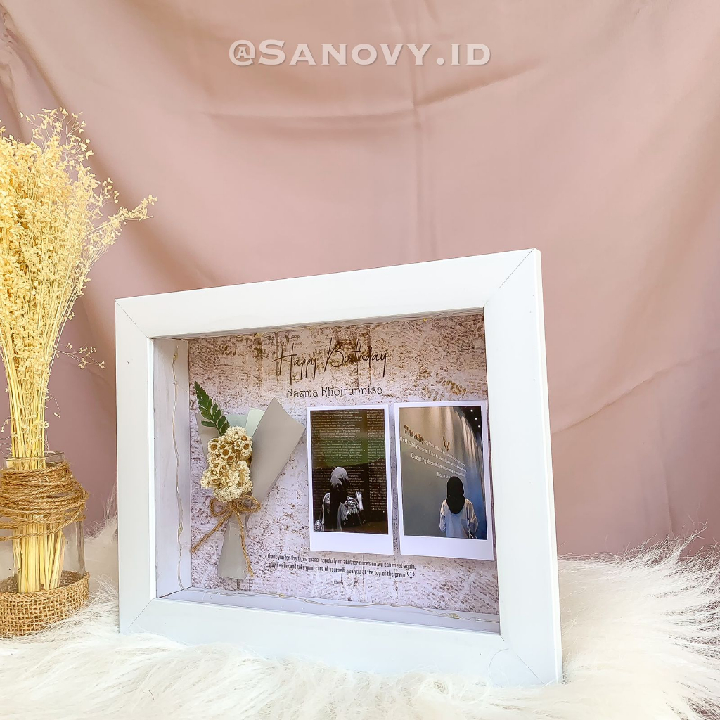 Jual (1520001) Frame 3d ukuran 15x20 kado wisuda, kado ulang tahun, kado anniversary, frame gift ...