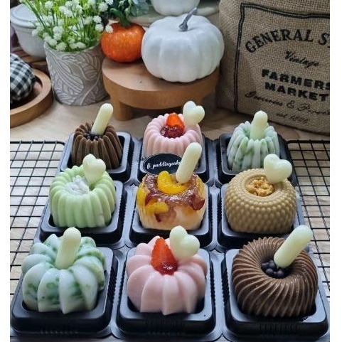 Jual cetakan puding mini agar jelly kue bolu kukus plastik tebal bagus ...
