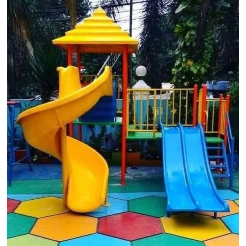 Jual Perosotan Anak Prosotan Spiral perosotan kolam renang anak taman ...