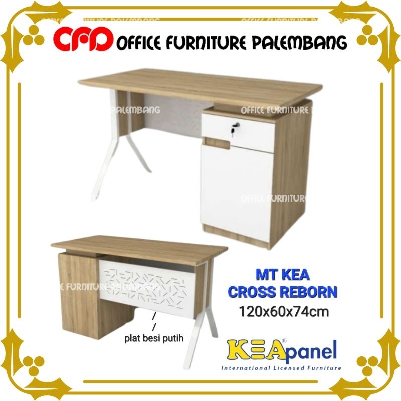Jual meja kantor kea panel MT KEA CROSS REBORN meja kerja 1/2 biro meja tulis | Shopee Indonesia